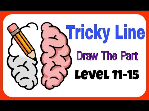 Tricky Line Draw The Part Level 11-15 (11,12,13,14,15) Walkthrough ...