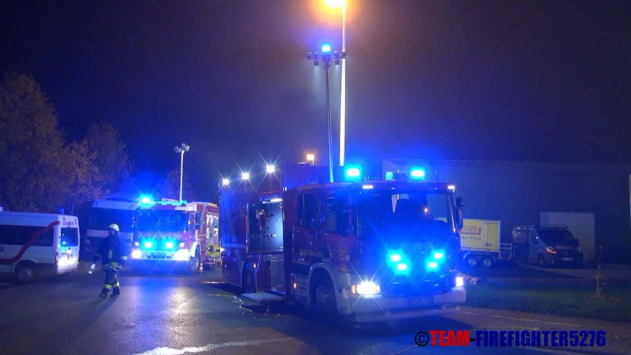 [VU mit PKW, LKW und Forstmaschine] Abschlussübung 2015 der FF Rodgau ...