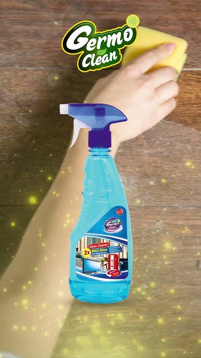 Germo Clean Glass Cleaner - 2X More Shine - YouTube