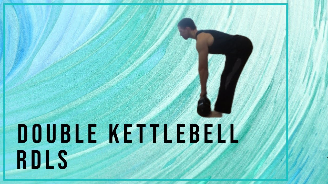 RDL with double kettlebells - YouTube