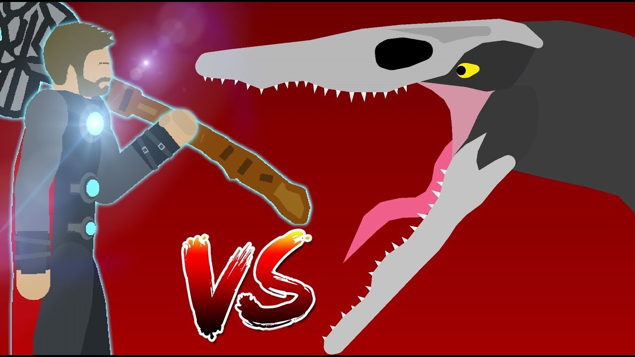 THOR VS SKULL CRAWLER | StickNodes Animation - YouTube