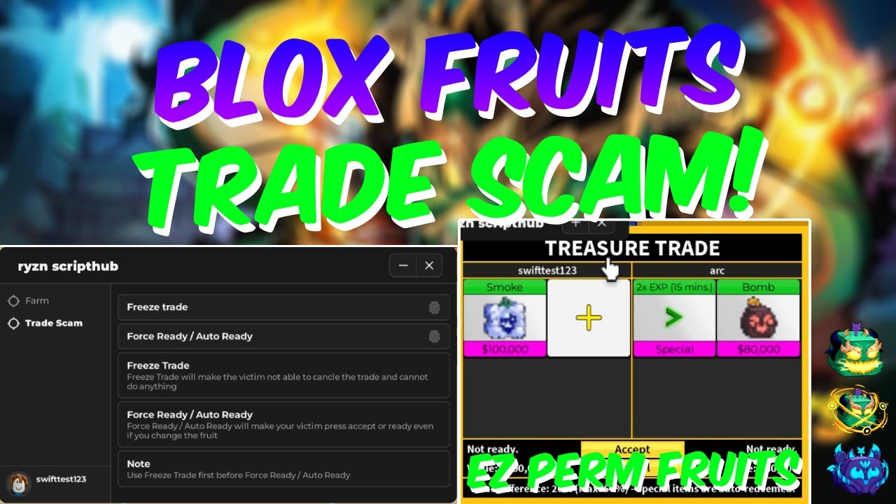 NEW Blox Fruits Trade Scam Script [🎄Yeti Update🎁]Free Fruits Gamepasses ...