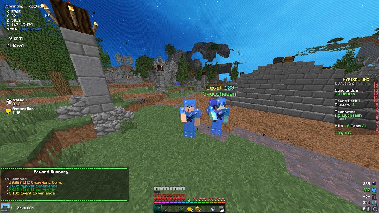 WINNING HYPIXEL UHC WITH SYUUCHAAN (UHC HIGHLIGHTS) - YouTube
