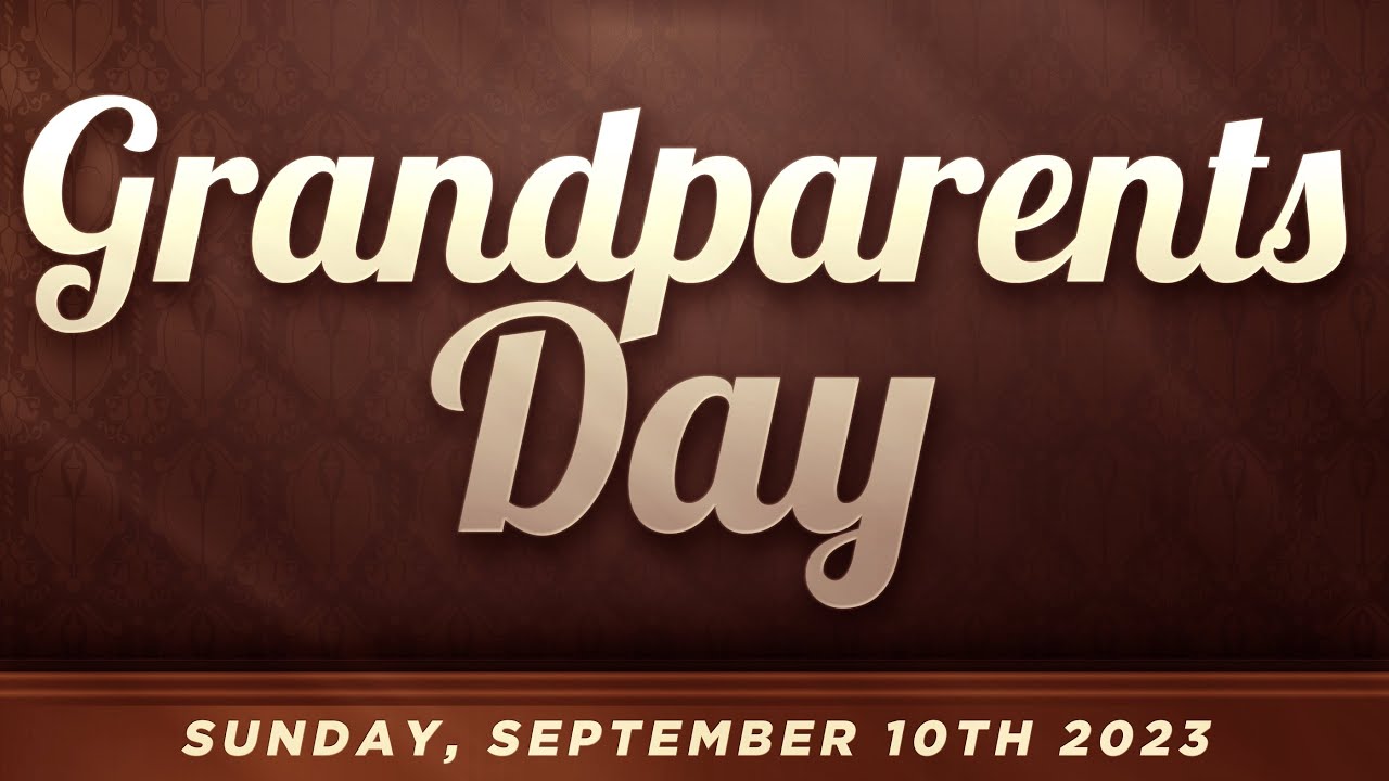Grandparents Day Slideshow 2023 - YouTube