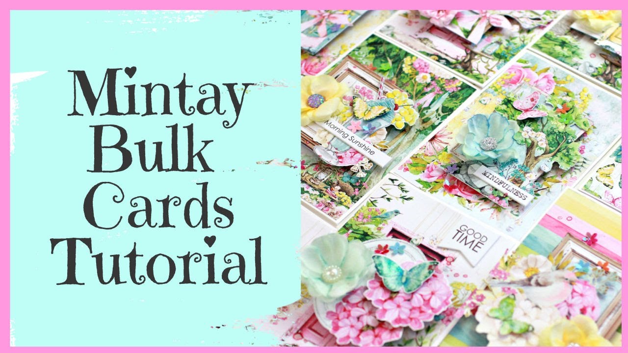 DIY Card Making Tutorial - Bulk Cards - YouTube