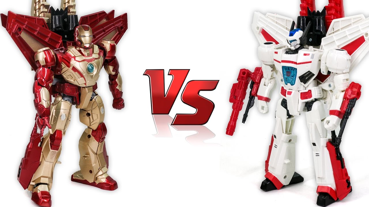 Transformers Generation JetFire VS Ko JetFire IronMan Air Fighter ...