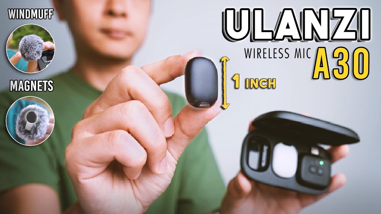 Ulanzi A30 Mic Review | The ''1'' Inch Thumb-Sized Lavalier Mic - YouTube