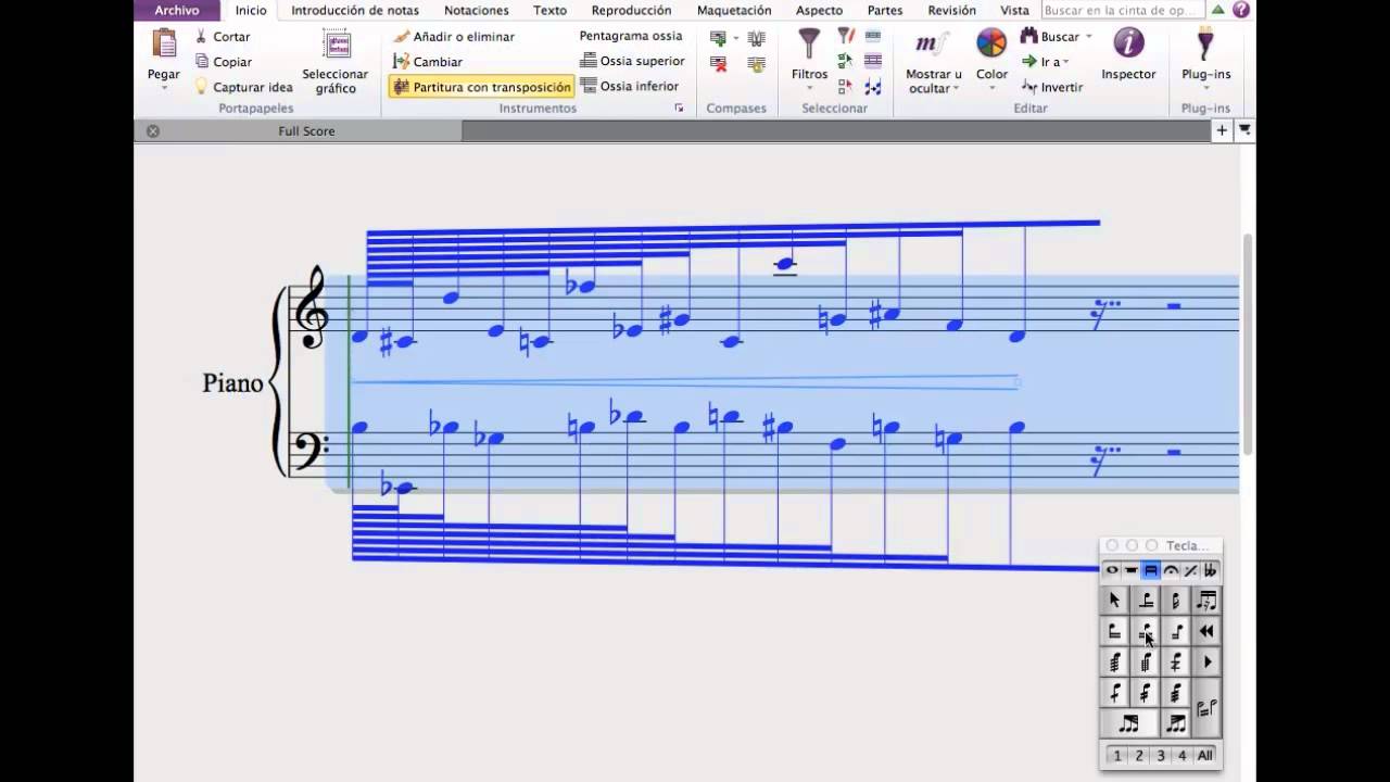 Sibelius 7 corchetes rectos - YouTube
