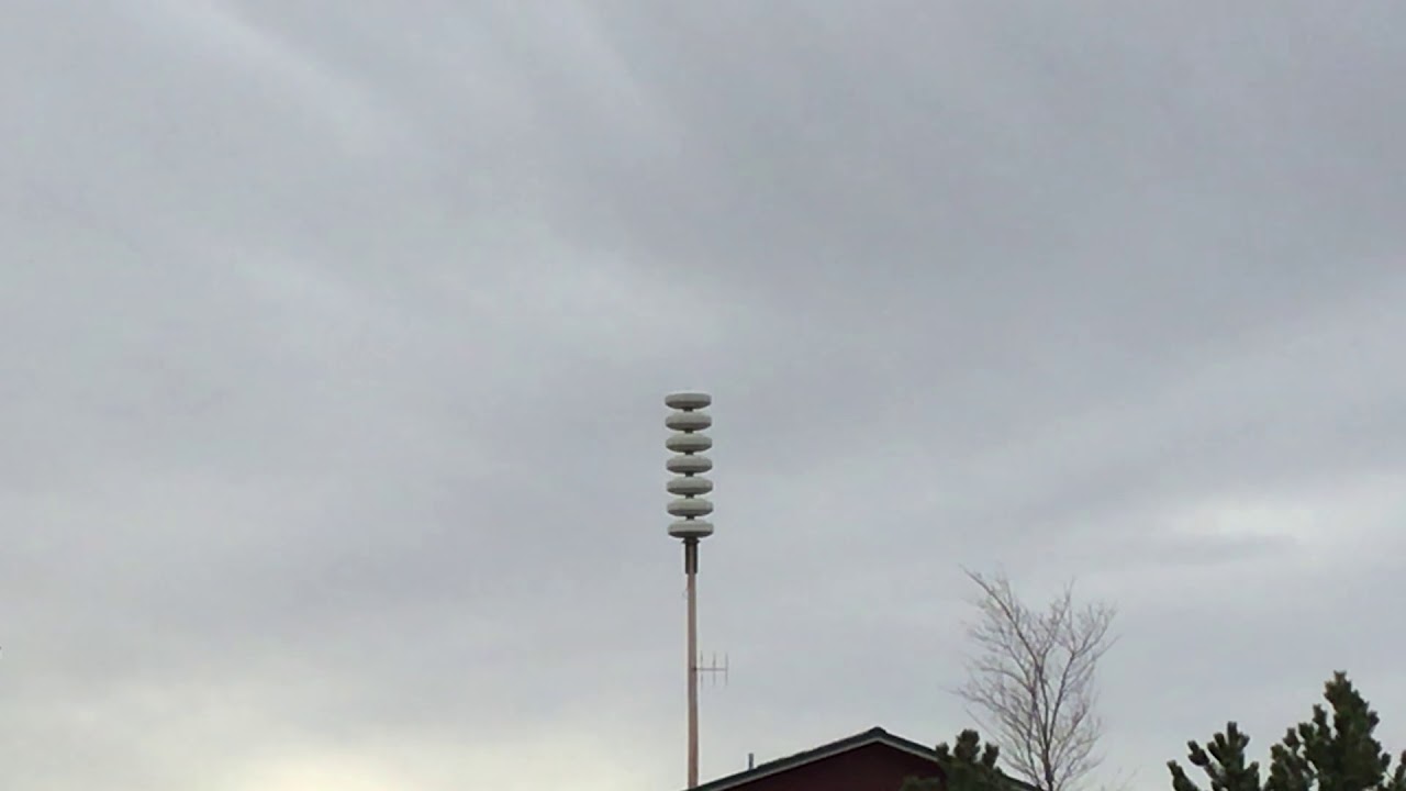 Federal Signal Modulator 6024 Siren Test, Rapid City, SD 12/19/20 - YouTube