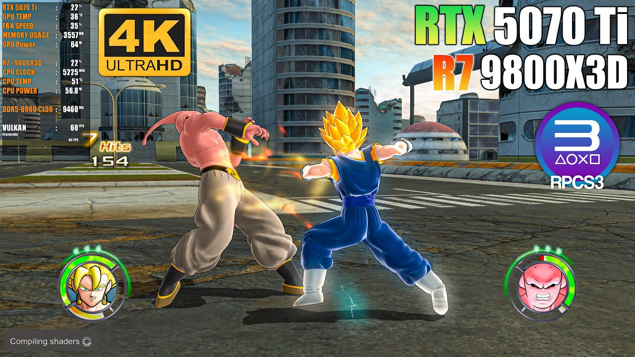 Dragon Ball: Raging Blast 2 PC Gameplay | RPCS3 Emulator | Playable ️ ...