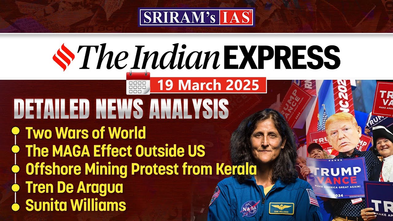 Indian Express Newspaper Analysis | 19 March 2025 | Indian Express ...