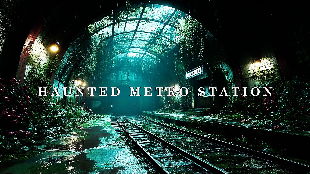 Haunted Metro Station | Deep Dark Ambient Sounds | ASMR Natural ...