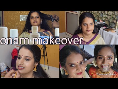 #onam #makeover #faceart #bridal #makeup #and #beautystudio #chenankra ...