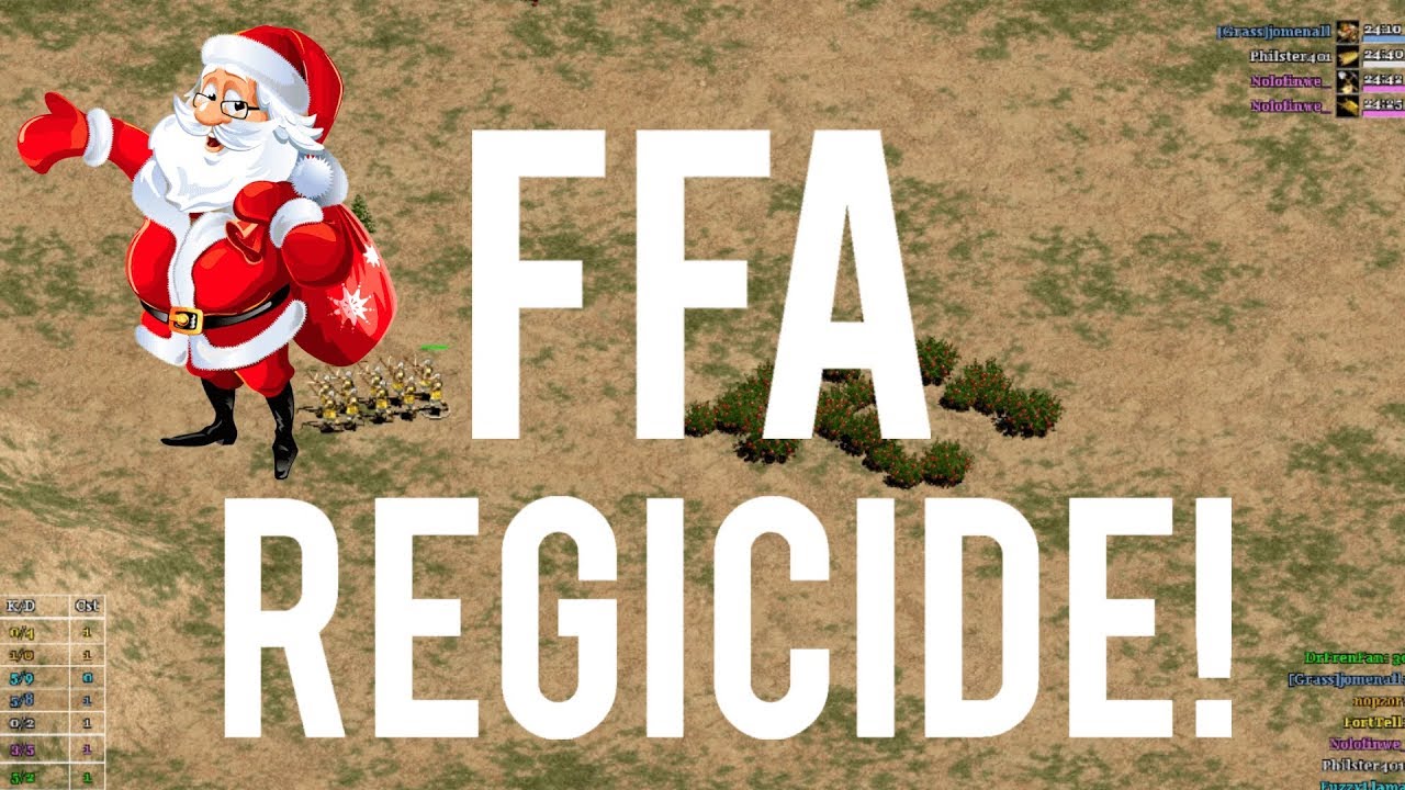 AoE2 - Christmas FFA Regicide! - YouTube