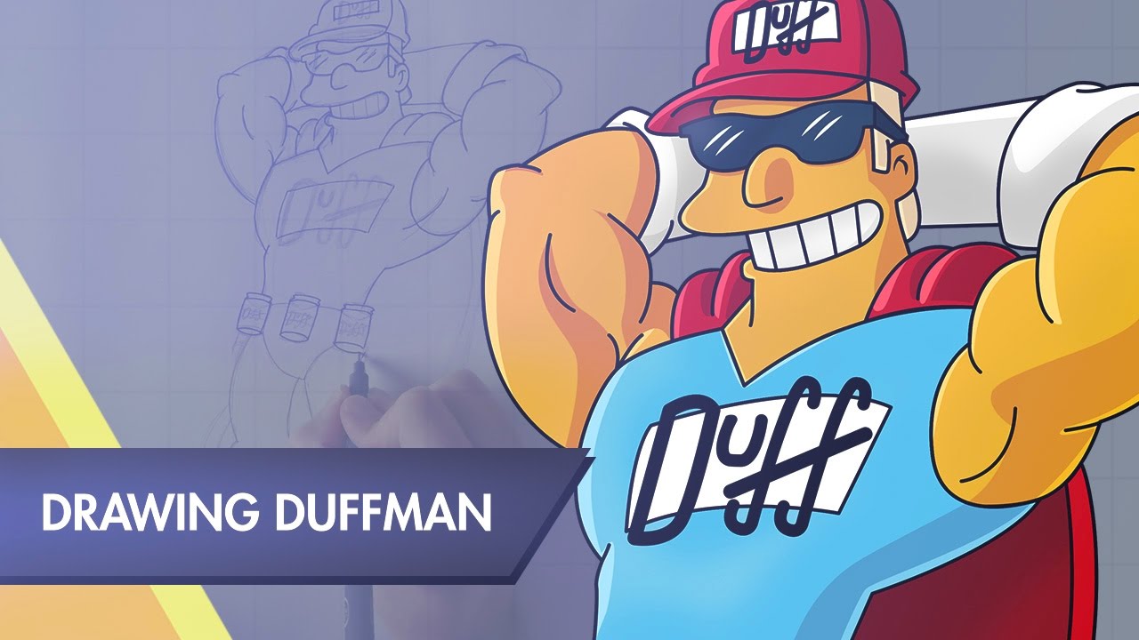 Drawing Duffman | Speed Art - YouTube