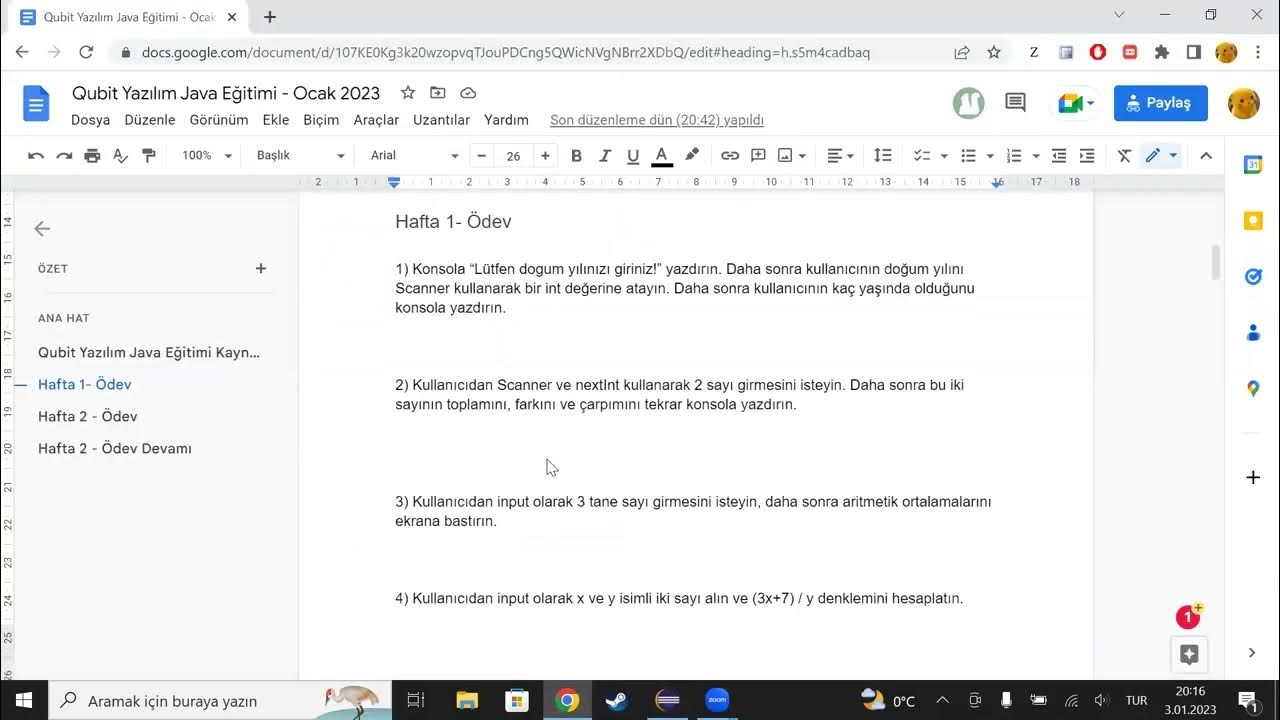Java Dersleri: 7 - Örnek Kodlama - Temel Veri Türleri - YouTube