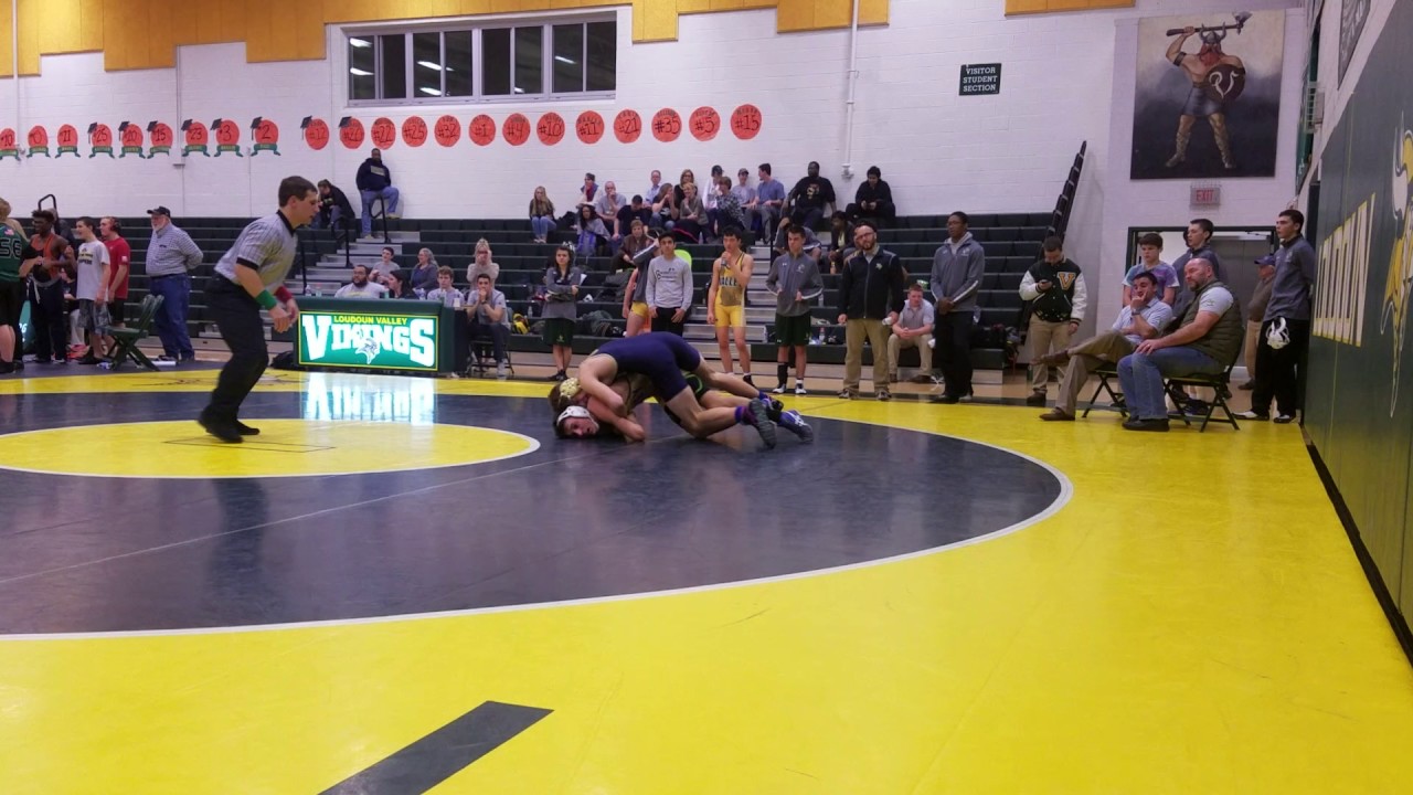 Loudon Valley Duals: Jared Barnhart vs Loudoun Valley - YouTube