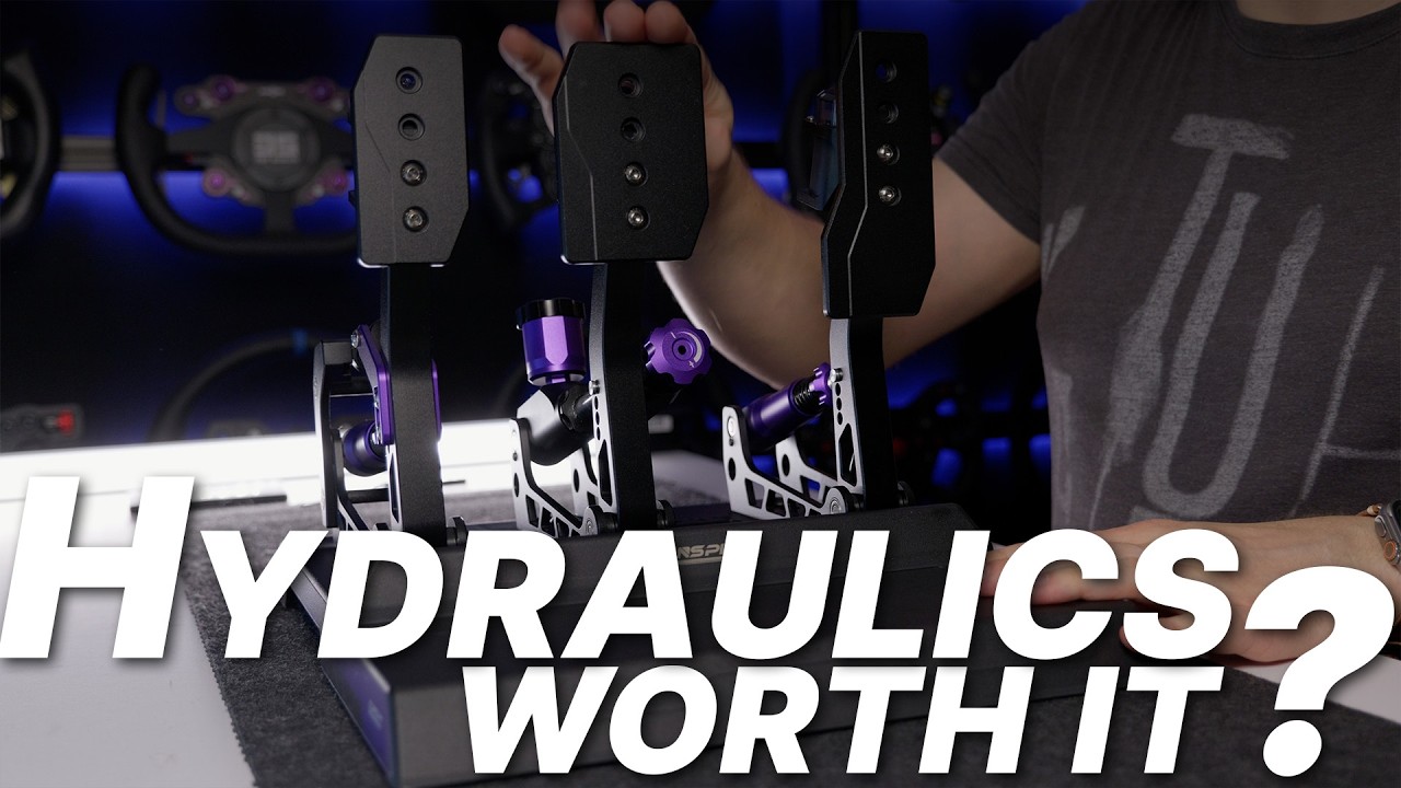 Hydraulics and integrated Haptics starting at 599€? | Conspit CPP-Lite Pedal Review - YouTube