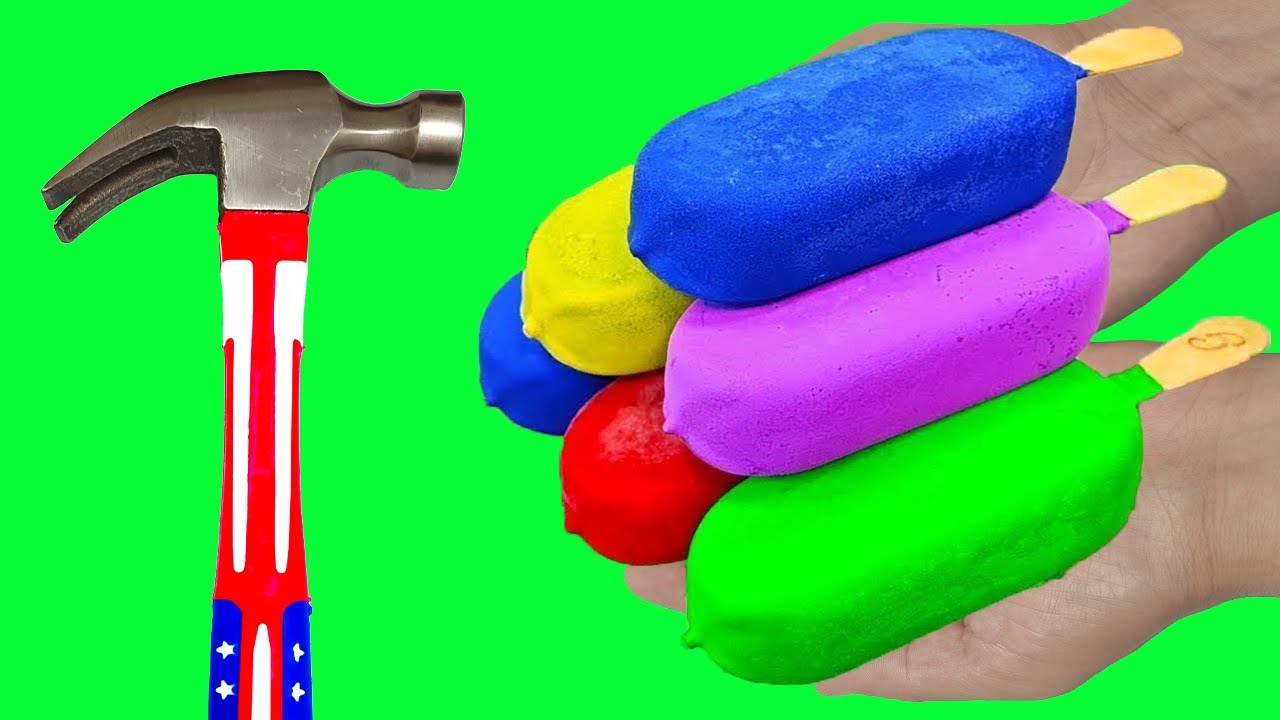 EXPERIMENT ICE CREAM CONE vs HAMMER - YouTube