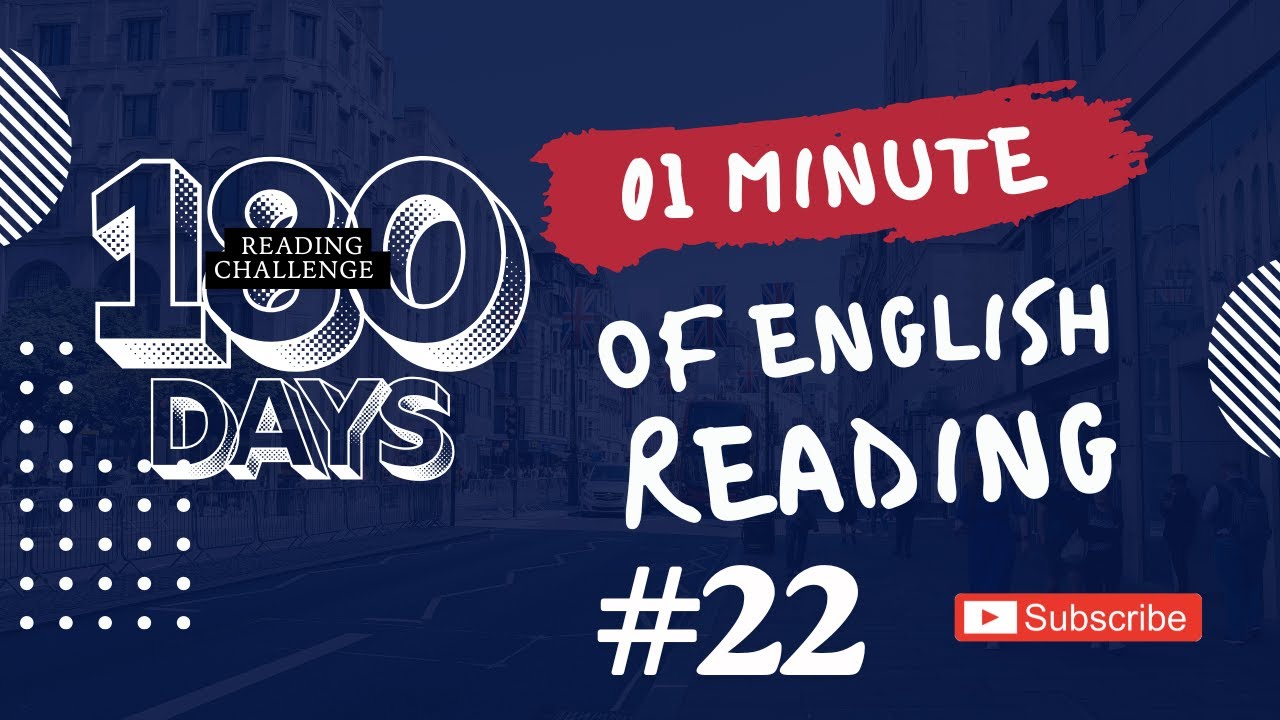 180 Days Reading Challenge #22 (Reading Practice) - YouTube