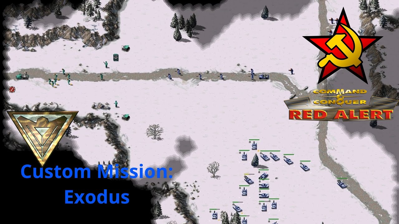OpenRA: Red Alert | Allies Custom Mission: Exodus - YouTube