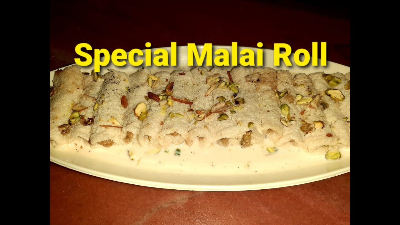 Malai Roll 20 minute Dessert Recipe Quick & Easy Malai Rolls Bread Malai Rolls try at home - YouTube