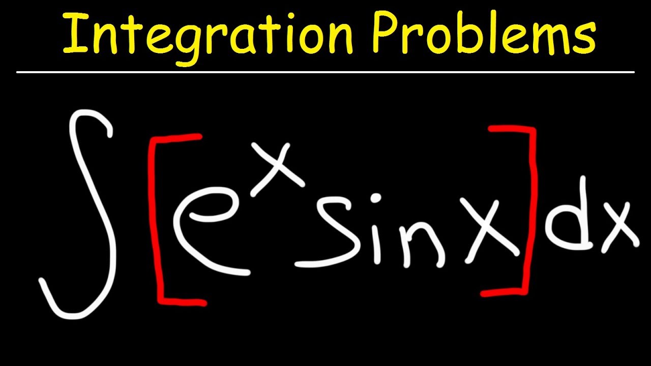Integral Of E x Sinx YouTube