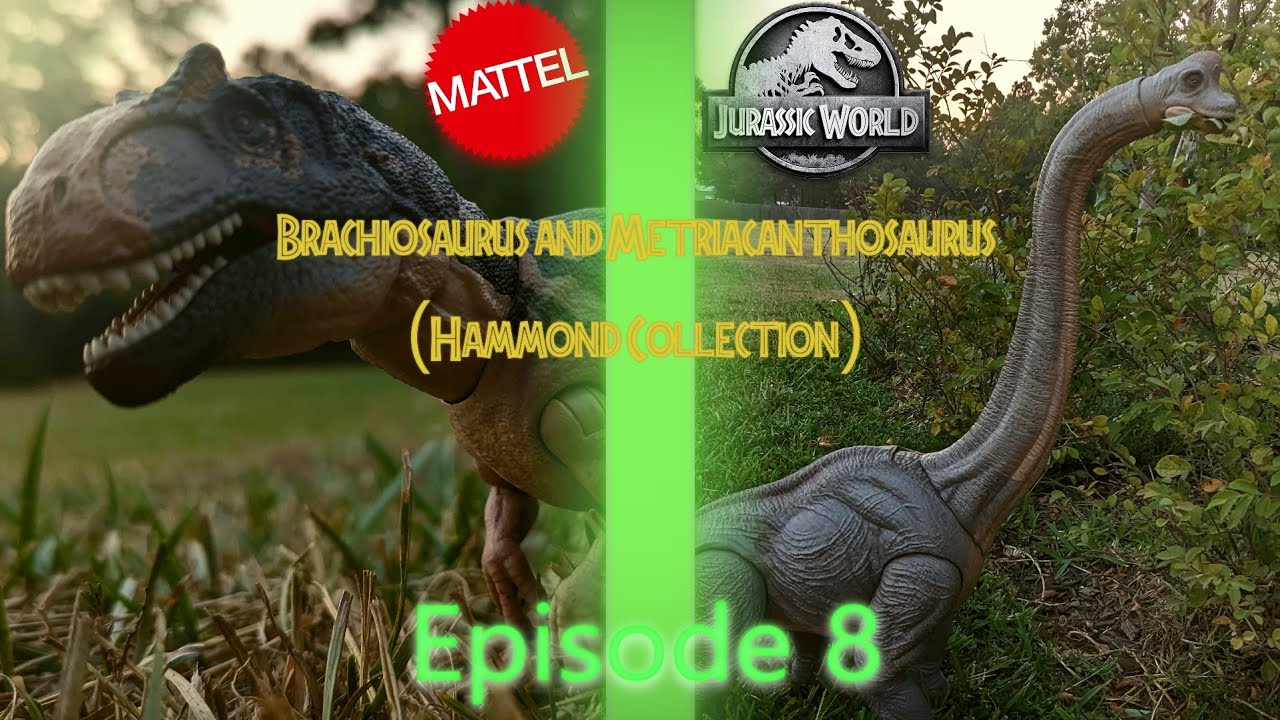 JW Hammond Collection Brachiosaurus and Metriacanthosaurus Figure ...