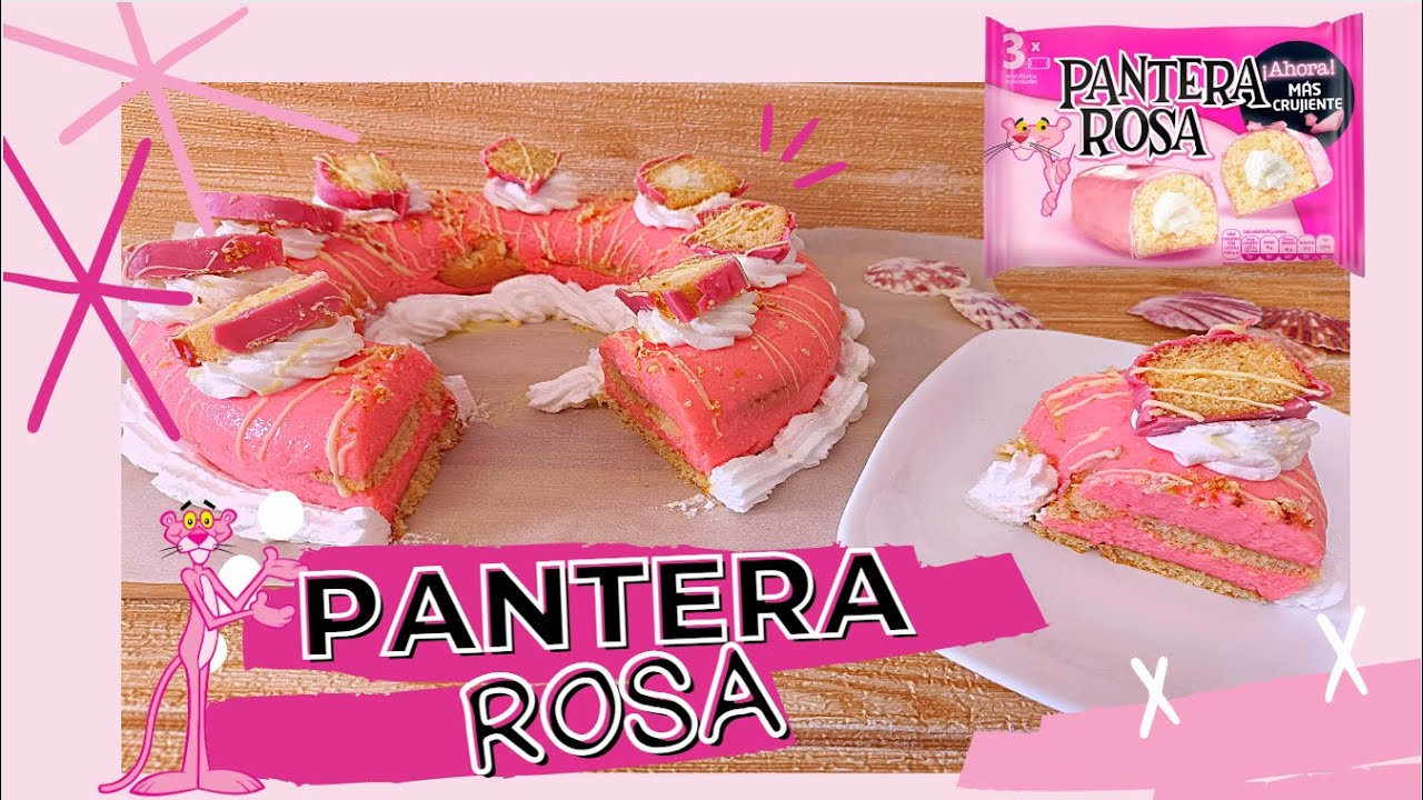 RECETA FACIL , postre de PANTERA ROSA RIQUISIMO!! Pink Panter Cake ...