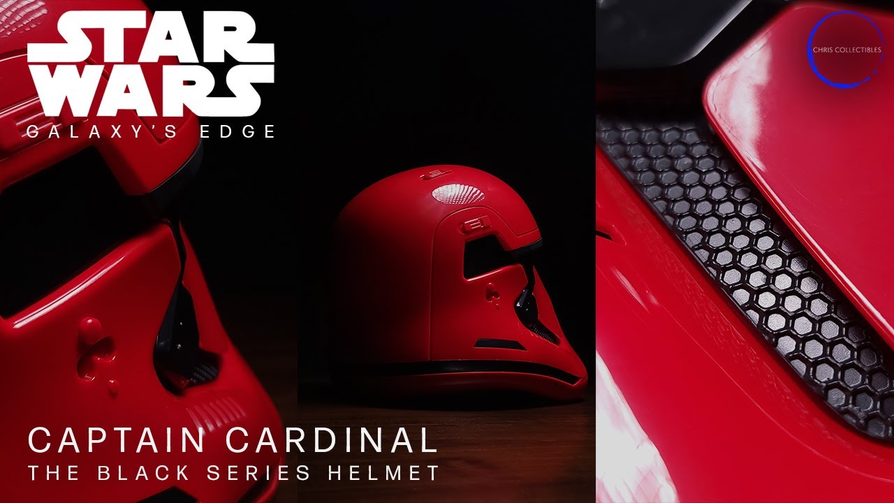 Star Wars The Black Series Captain Cardinal Helmet from Galaxy's Edge ...