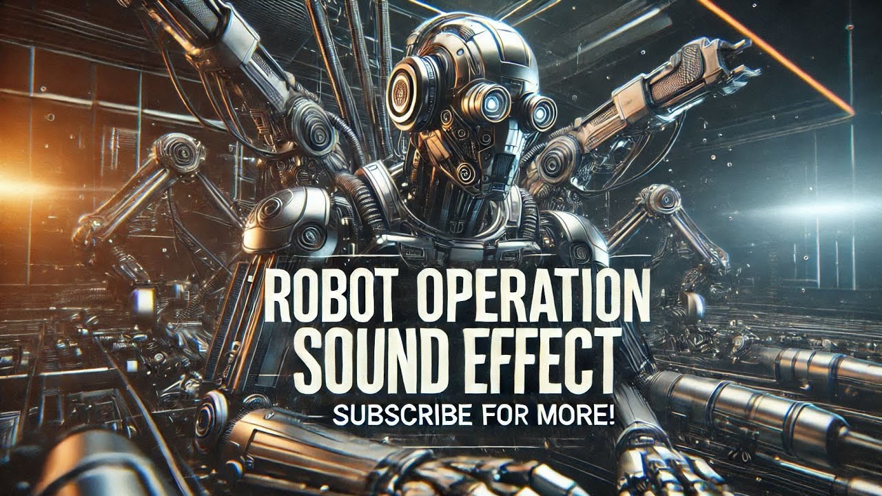 ROBOT/MACHINE OPERATION SOUND EFFECT/SOURCE - YouTube