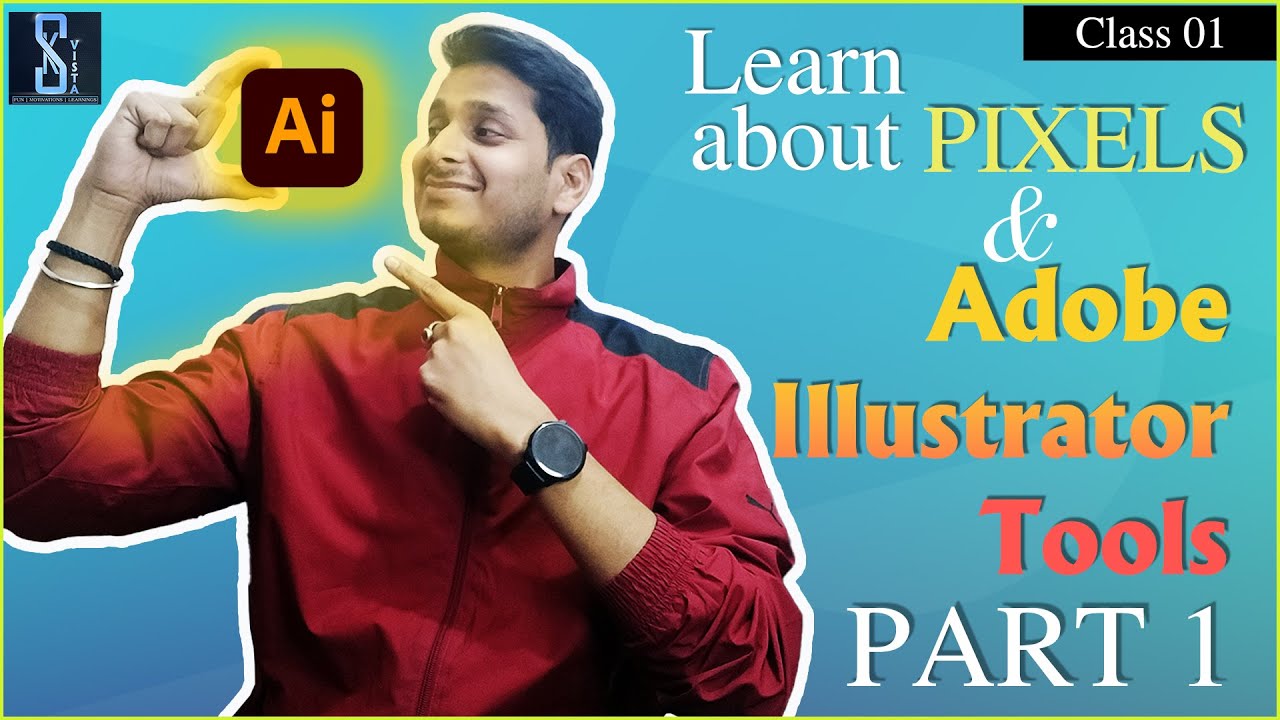 Pixels | Adobe Illustrator | Tools | Part1 | Tutorials | Hindi - YouTube