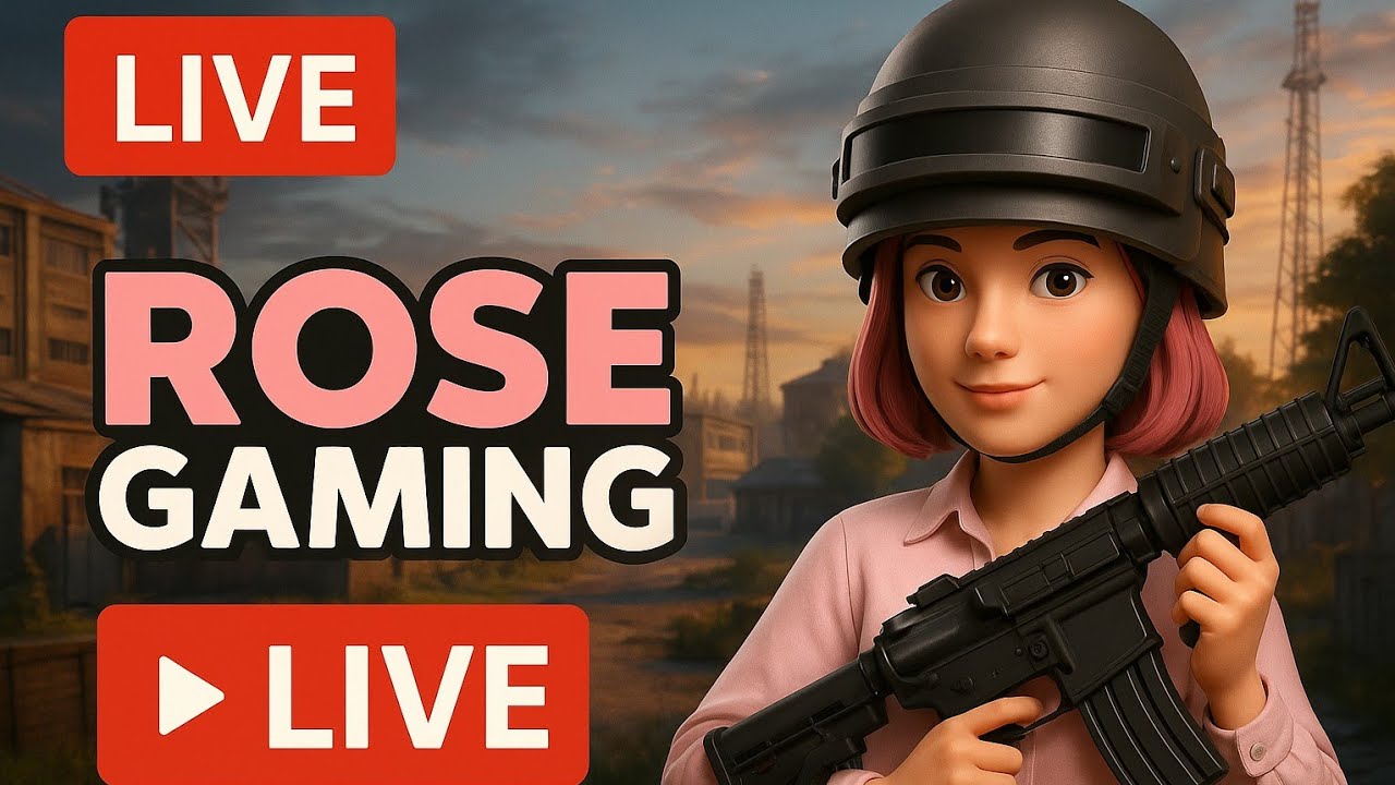 Rose Gaming live || Rank push || 3.9 update PUBG/BGMI PRO MAX GAMEPLAY ...