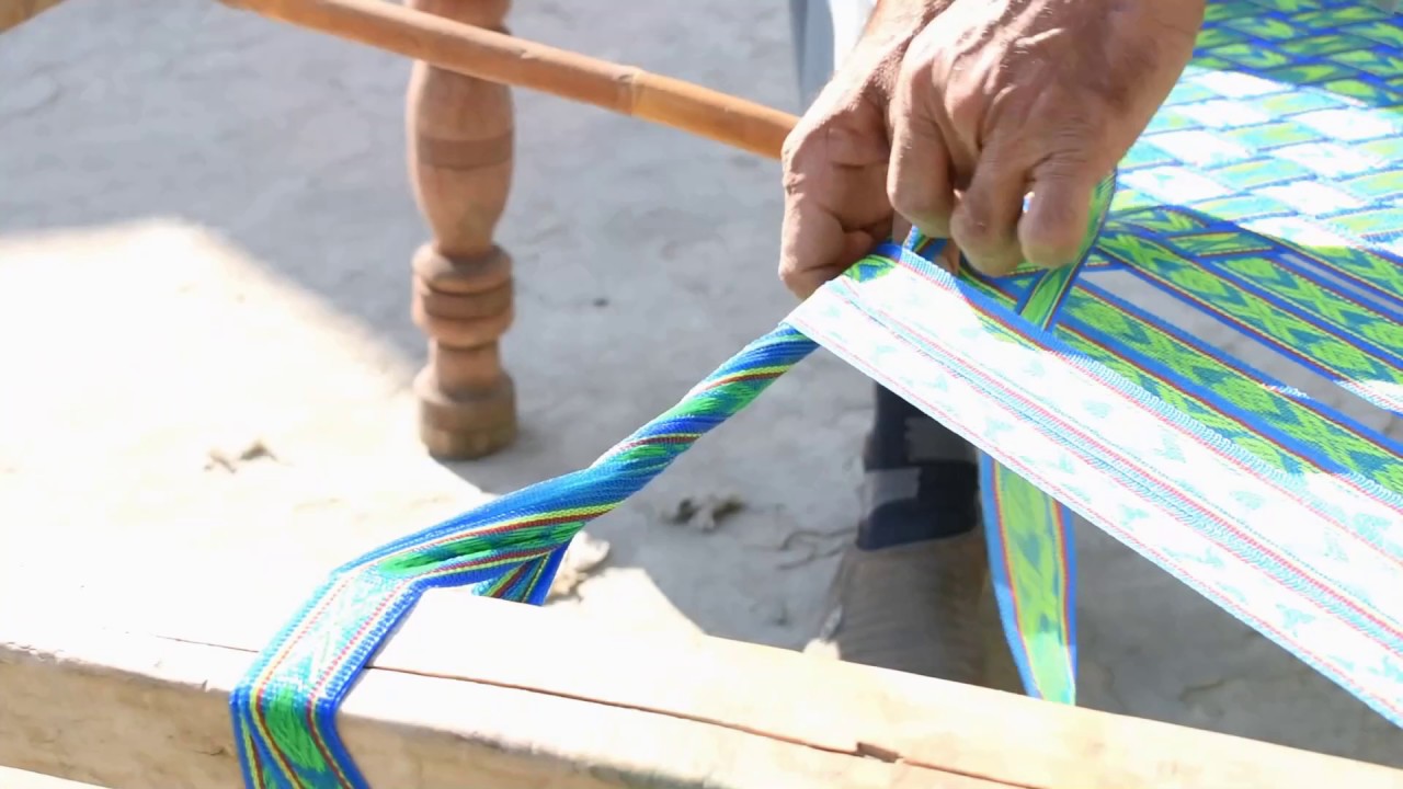 The Modern Day Charpoy - Wood Charpai Weaving - YouTube
