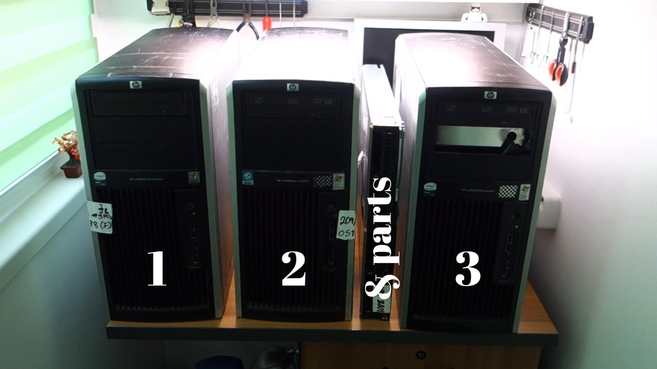 How to repair & upgrade HP xw8400 Workstations - YouTube