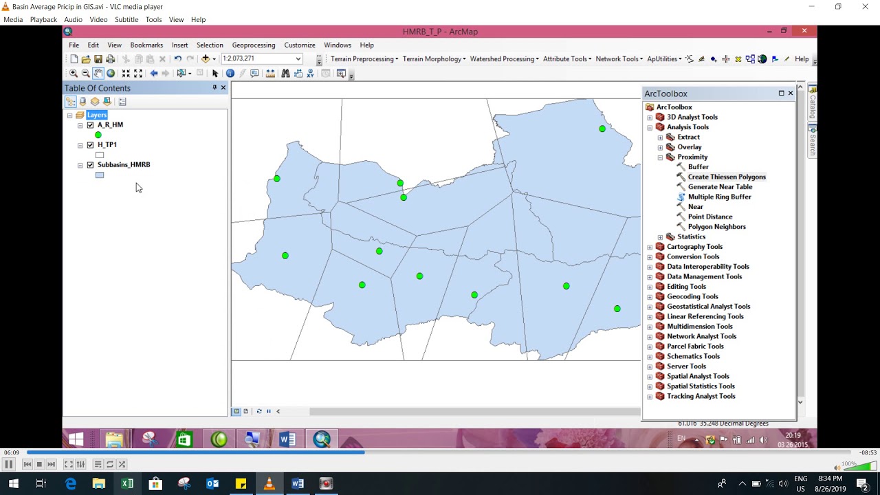 Basin Average Precipitation in GIS - YouTube