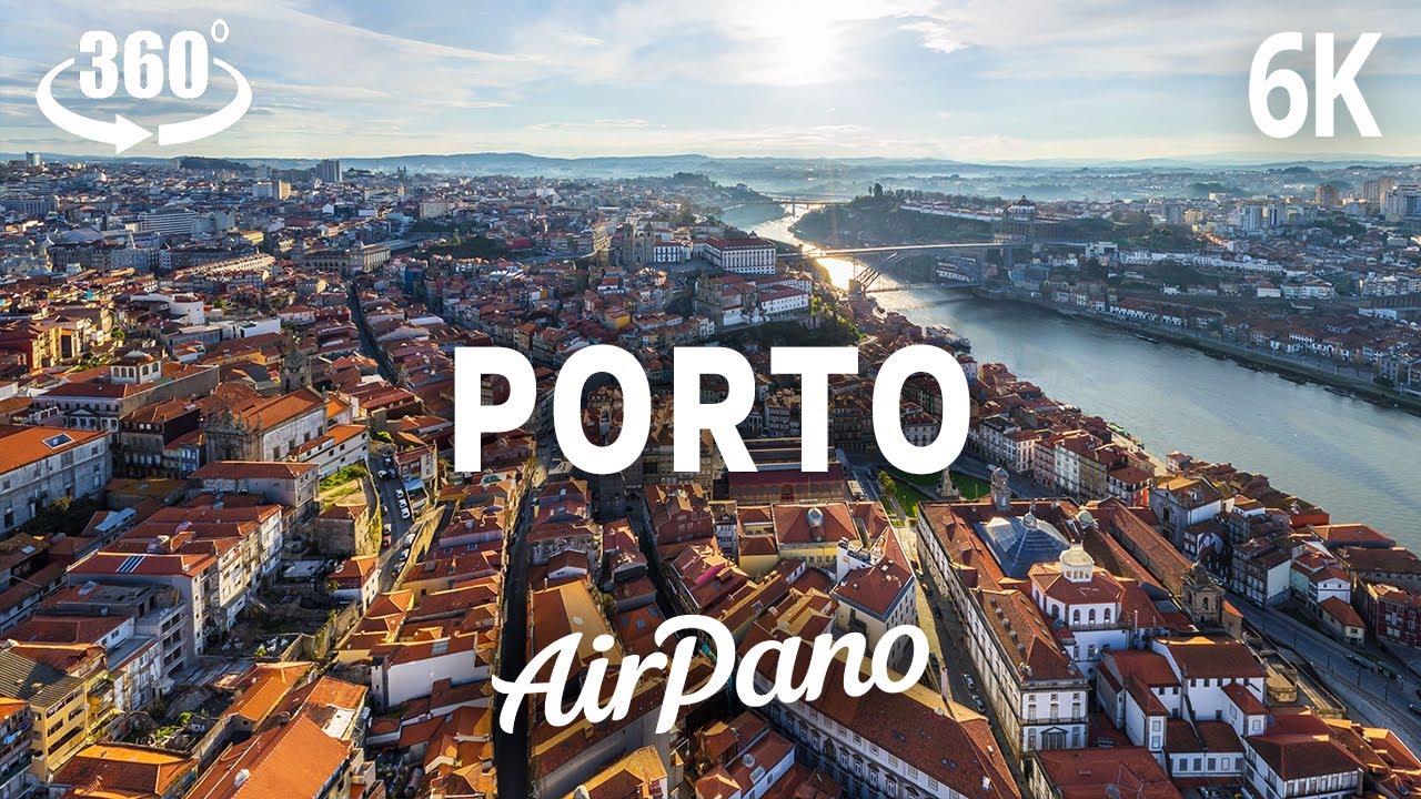 Porto, Portugal. 360° 6K aerial video - YouTube