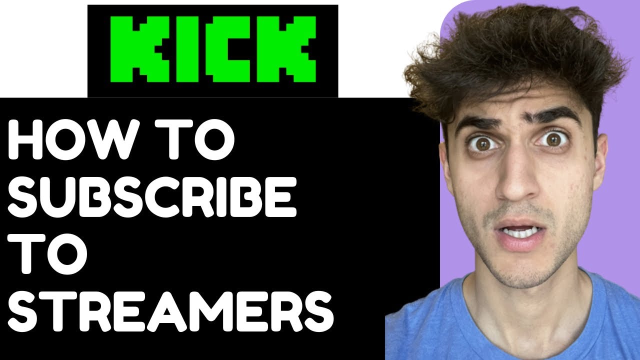 How To Subscribe to A Kick Streamer from your Phone! - YouTube