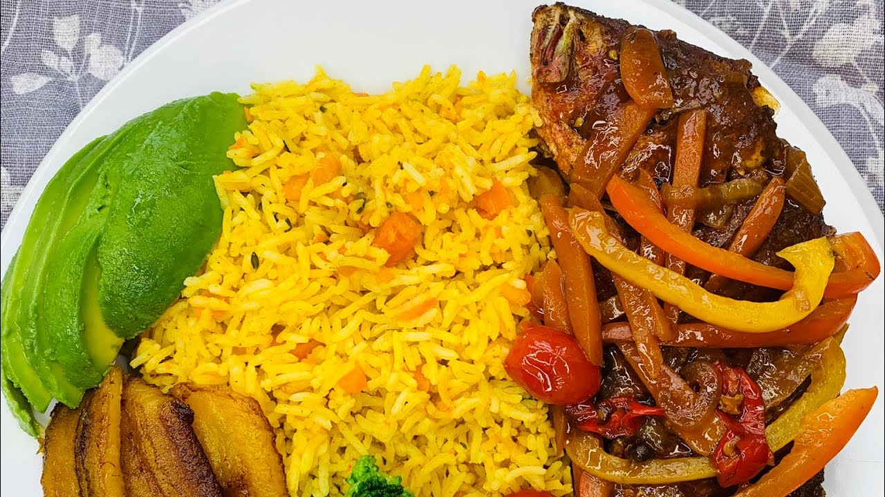 BROWN STEW FISH || PUMPKIN RICE - YouTube