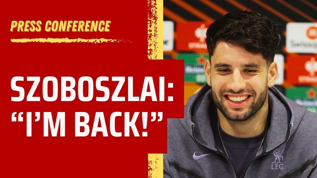 Wataru Endo, injury & adapting to Liverpool | Dominik Szoboszlai Press ...
