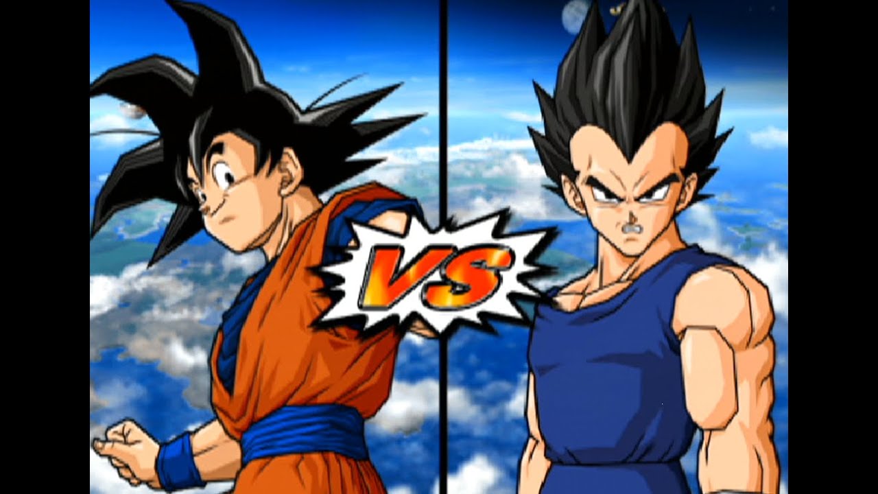 DBZ Budokai Tenkaichi 3 Duel:Goku (End) (Red Potara) vs Vegeta 2nd Form ...