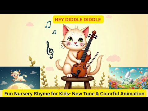 Hey Diddle Diddle | Fun Nursery Rhyme for Kids | New Tune & Colorful ...