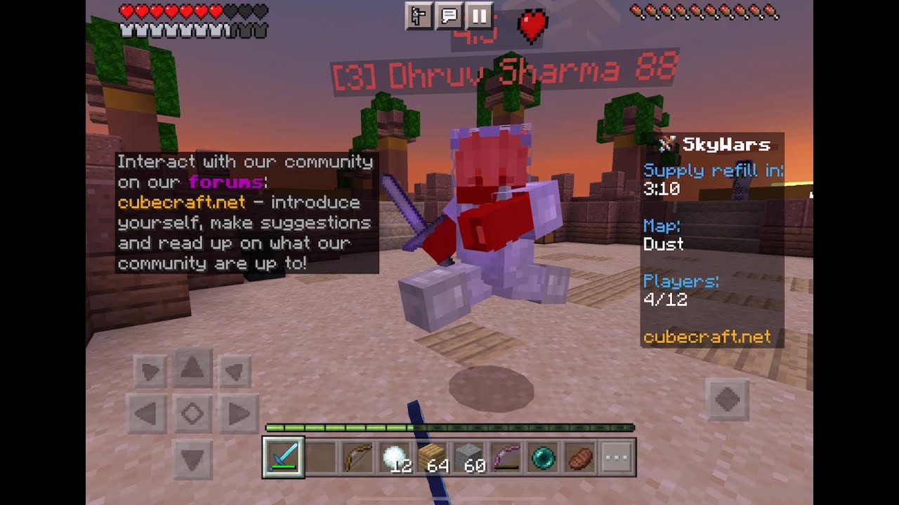 Minecraft Bedrock (Pocket Edition): CubeCraft SkyWars #27 - YouTube