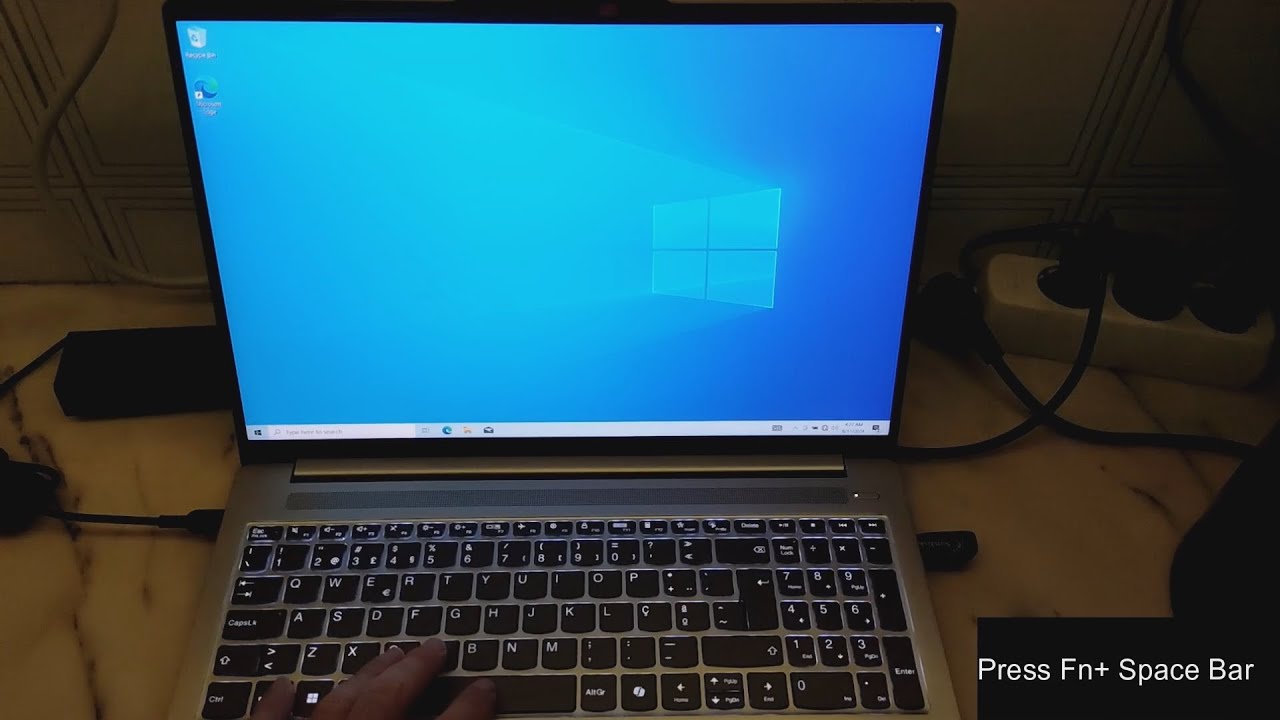 Lenovo IdeaPad Slim 5 Gen 9 16AHP9 - How to turn on or off the keyboard light (backlight) - YouTube