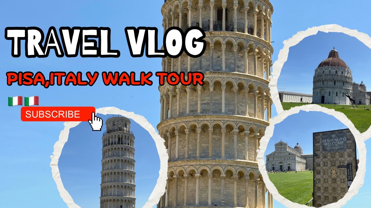 Pisa City Walk Tour - YouTube