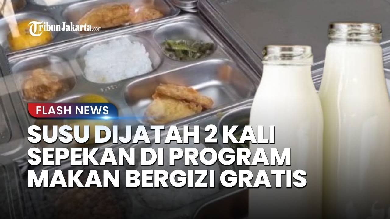 Tambahan Susu dalam Menu Makan Bergizi Gratis Hanya 2 Kali Sepekan ...