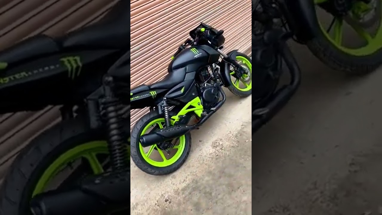 Pulsar 125 Black Modified 🖤 shorts #shortsvideos - YouTube