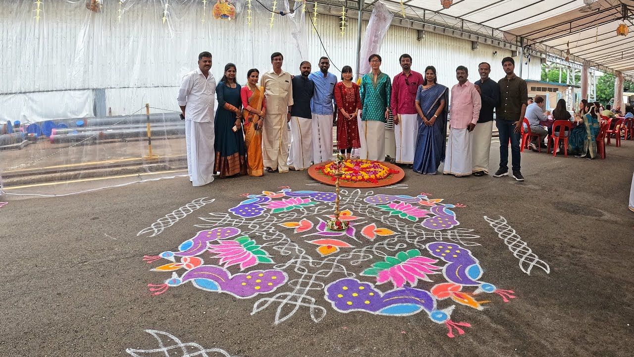 The People Behind: A 3 Hour Rangoli Making Process - YouTube