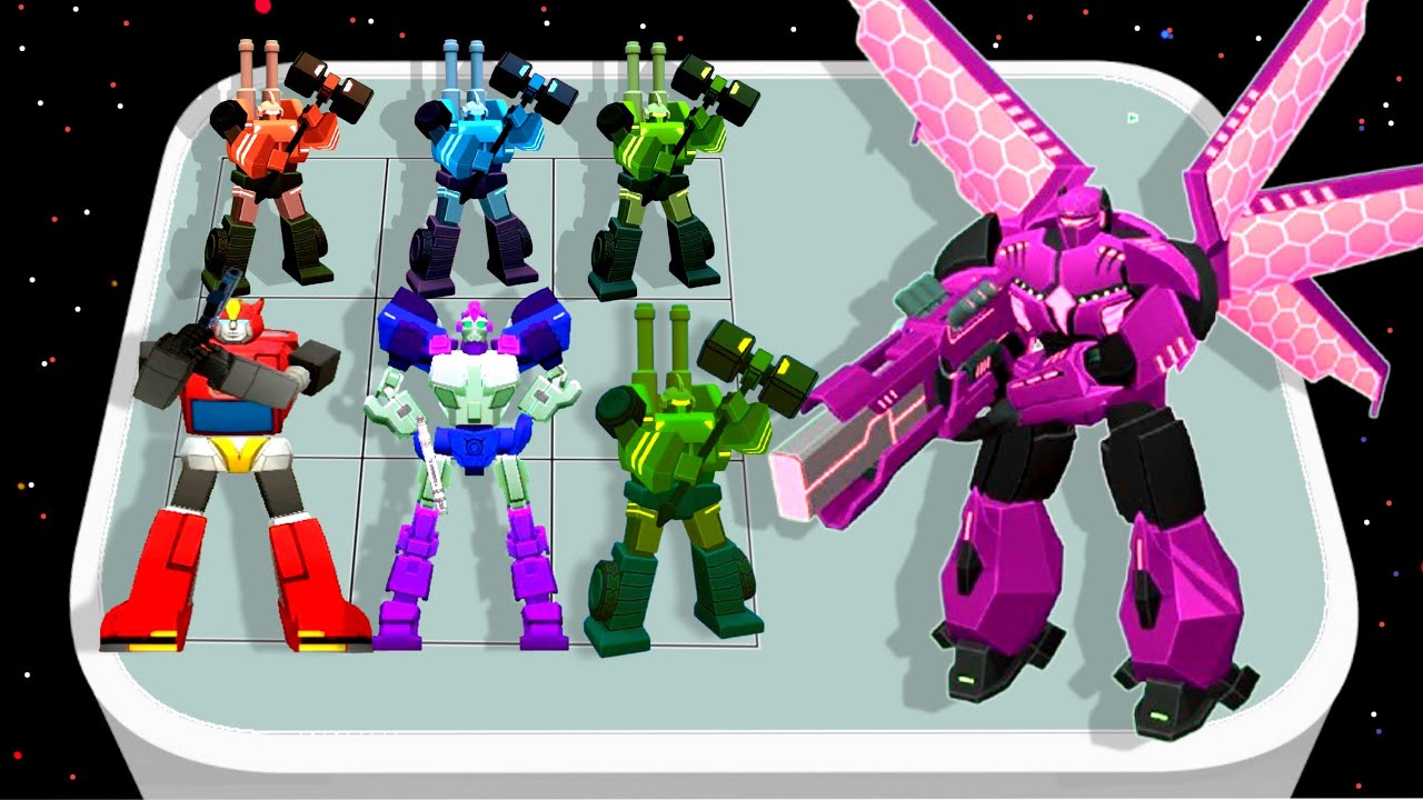 Merge Robot Army vs Animals Robot Master_ ANDROID GAME BATTLE MERGE ...
