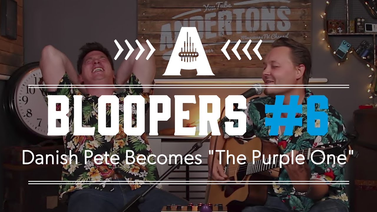 Bloopers #6 - Danish Pete Becomes "The Purple One" - YouTube